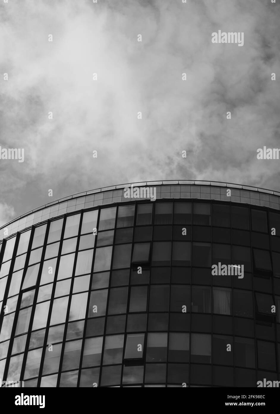 Glass floor skyscraper Black and White Stock Photos & Images - Alamy