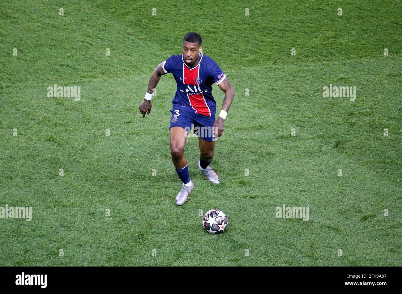 Presnel Kimpembe of PSG during the UEFA Champions League, Semi Final ...