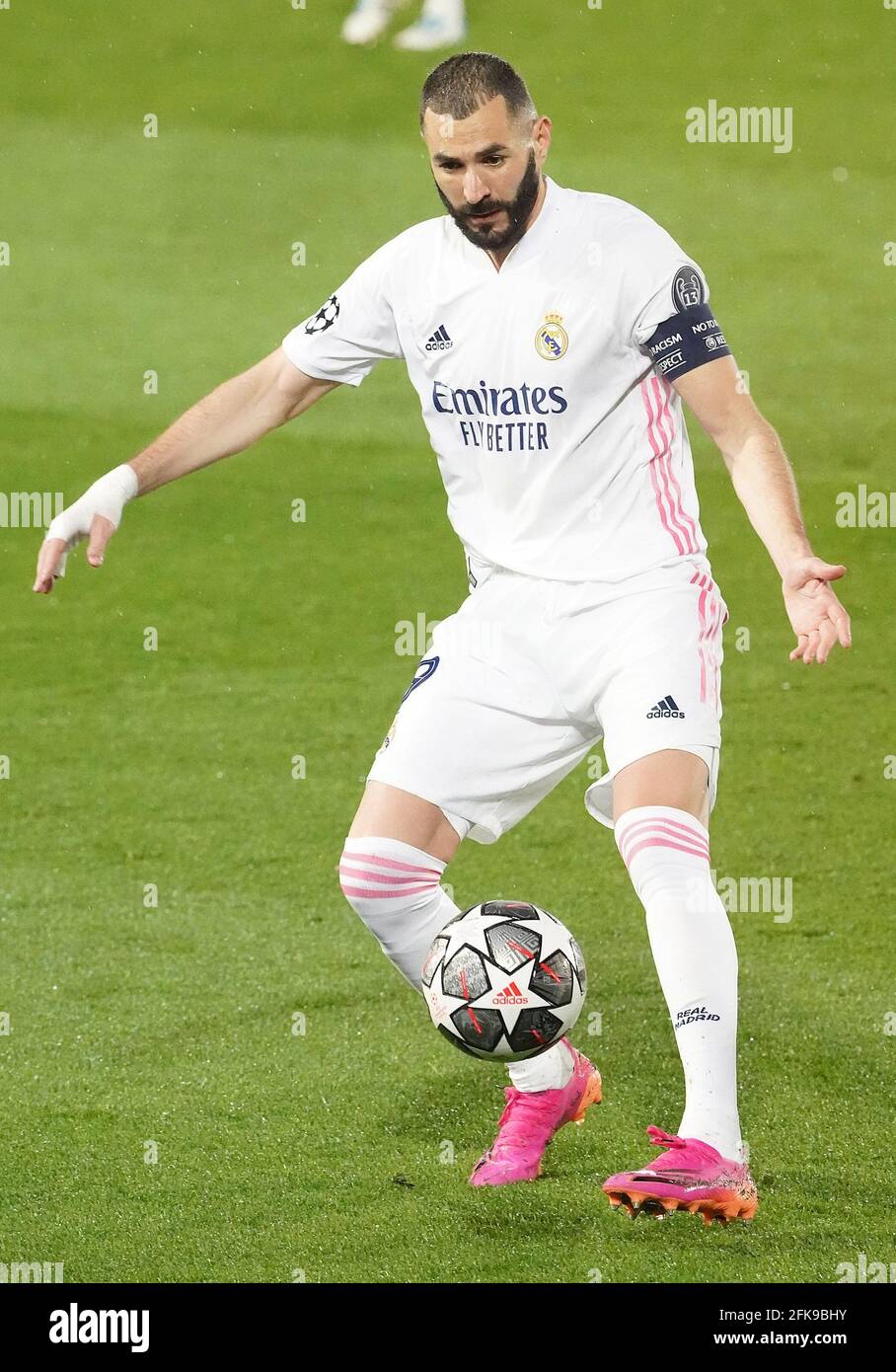 Real Madrid's Karim Benzema during UEFA Champions League Semi-finals ...
