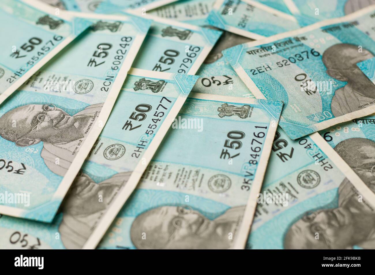 Assam, india - March 30, 2021 : Indian 50 Rupees note stock image Stock ...