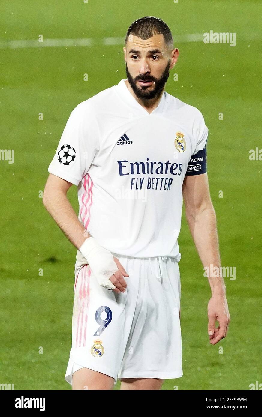 Real Madrid's Karim Benzema during UEFA Champions League Semi-finals ...