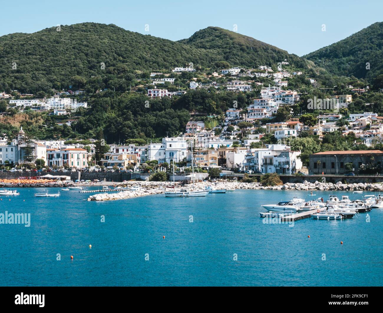 Port of Forio on Ischia in the Gulf of Naples Stock Photo - Alamy