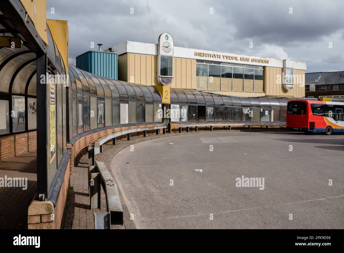 Old merthyr bus station hi-res stock photography and images - Alamy