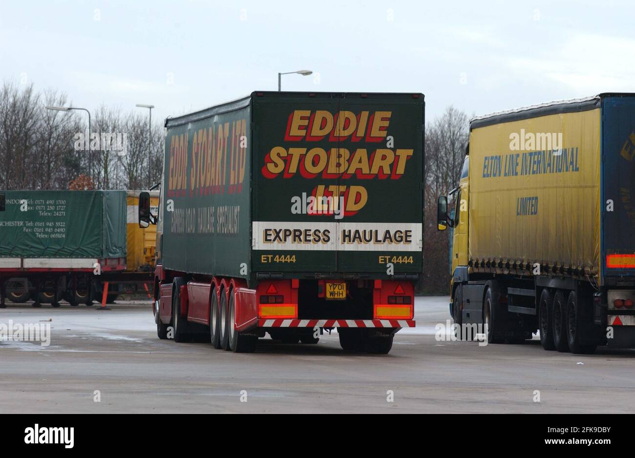 Neil Jameson truck driver for Eddie Stobart trucks 8 pilston Stock ...