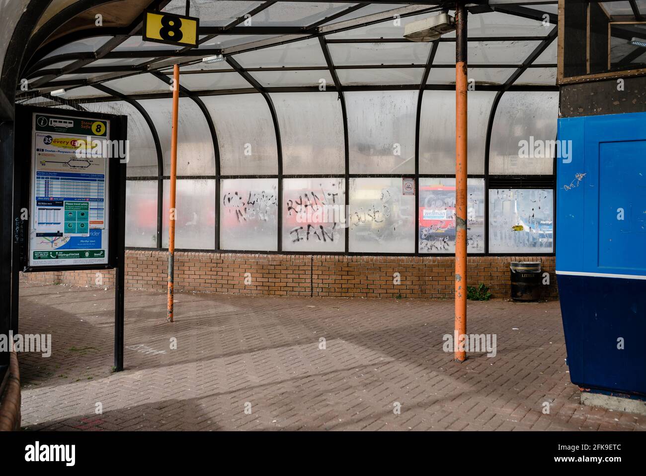 Old merthyr bus station hi-res stock photography and images - Alamy