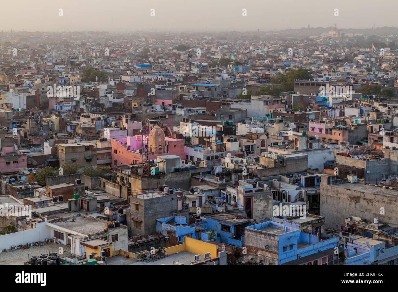 Delhi aerial hi-res stock photography and images - Alamy
