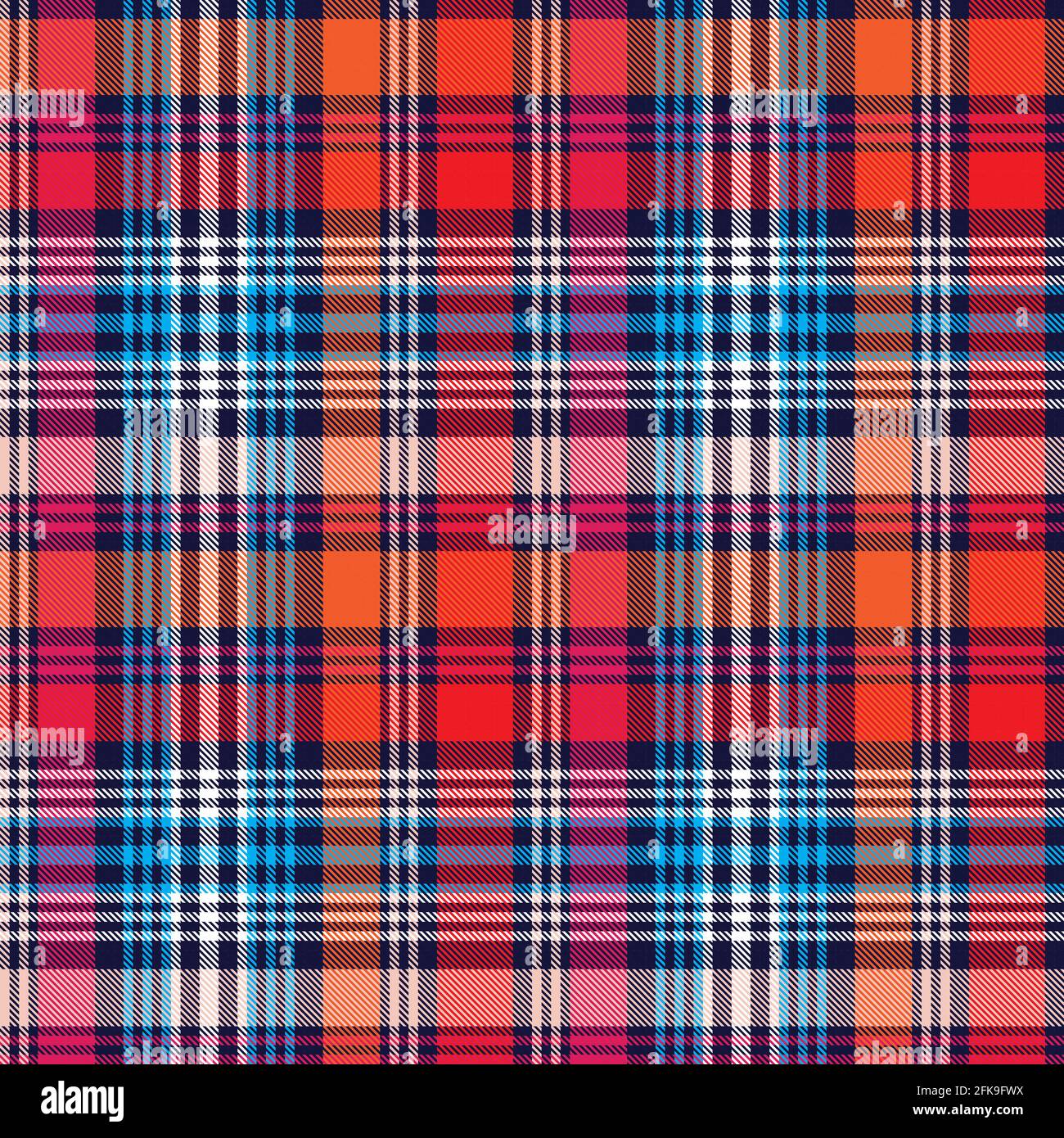 Colourful Plaid textured seamless pattern for fashion textiles and ...