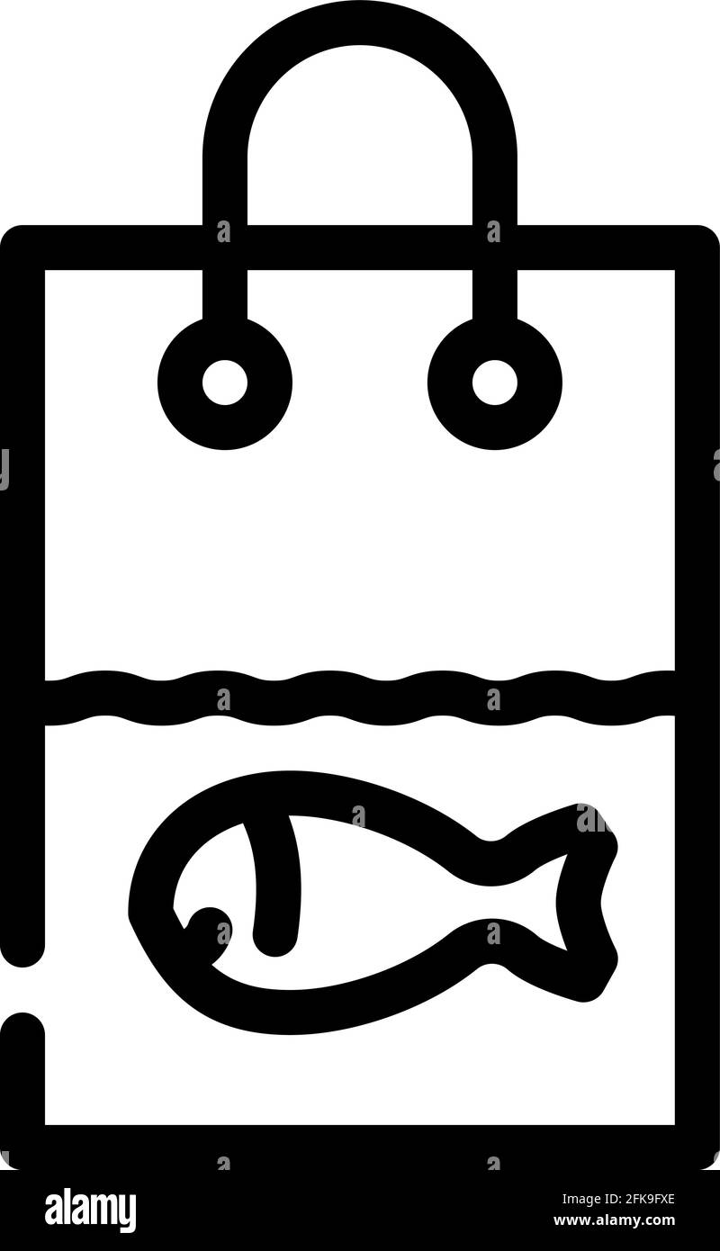 Live fish market Stock Vector Images - Alamy