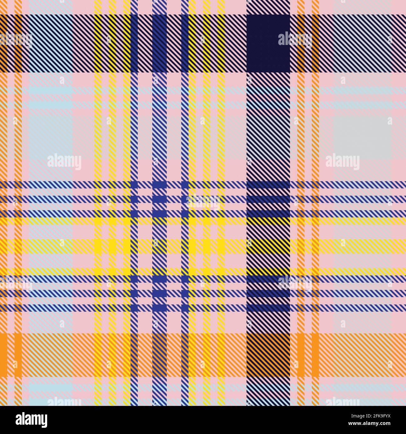 Colourful Plaid textured seamless pattern for fashion textiles and ...