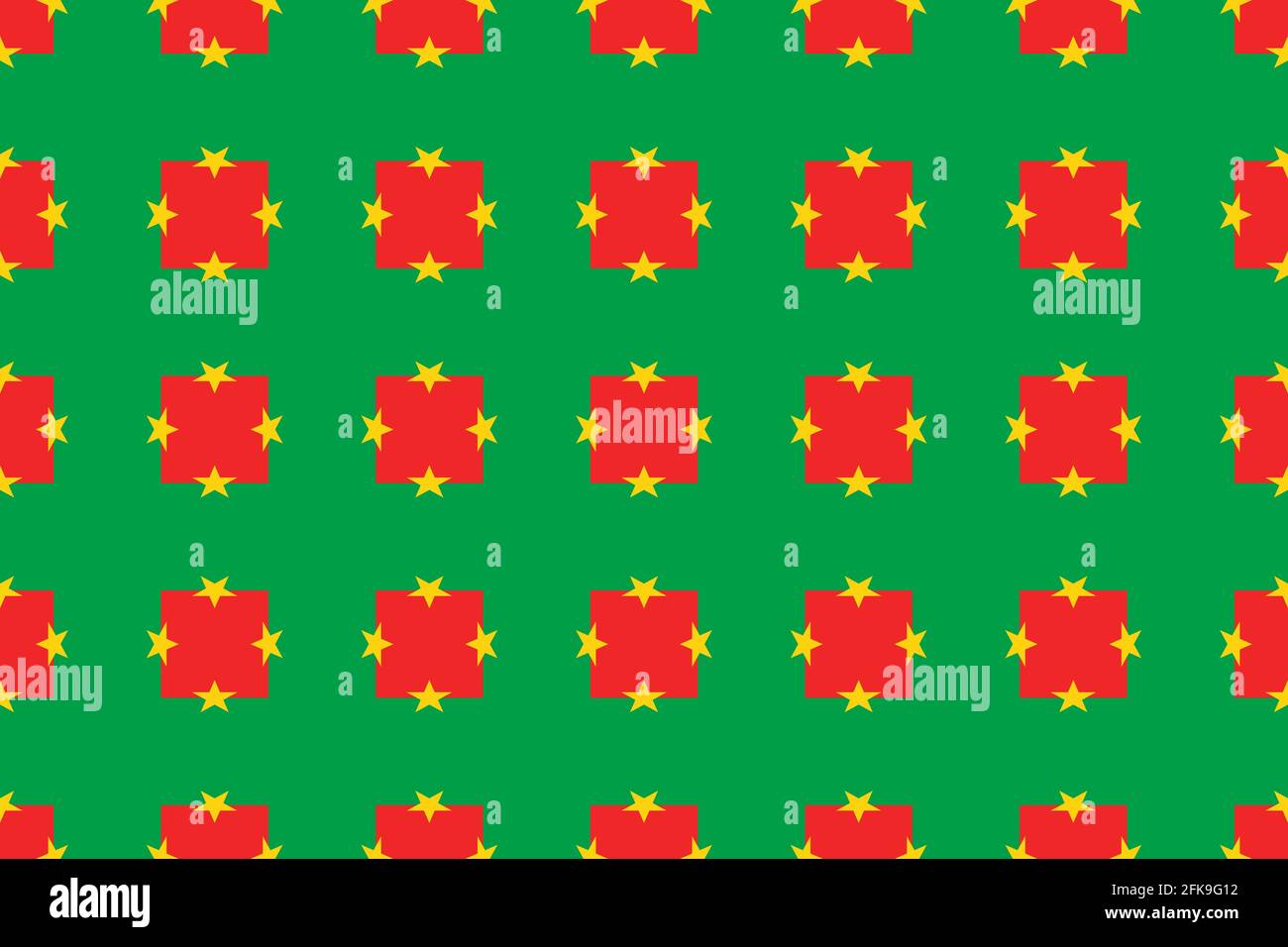 Simple geometric pattern in the colors of the national flag of Burkina ...