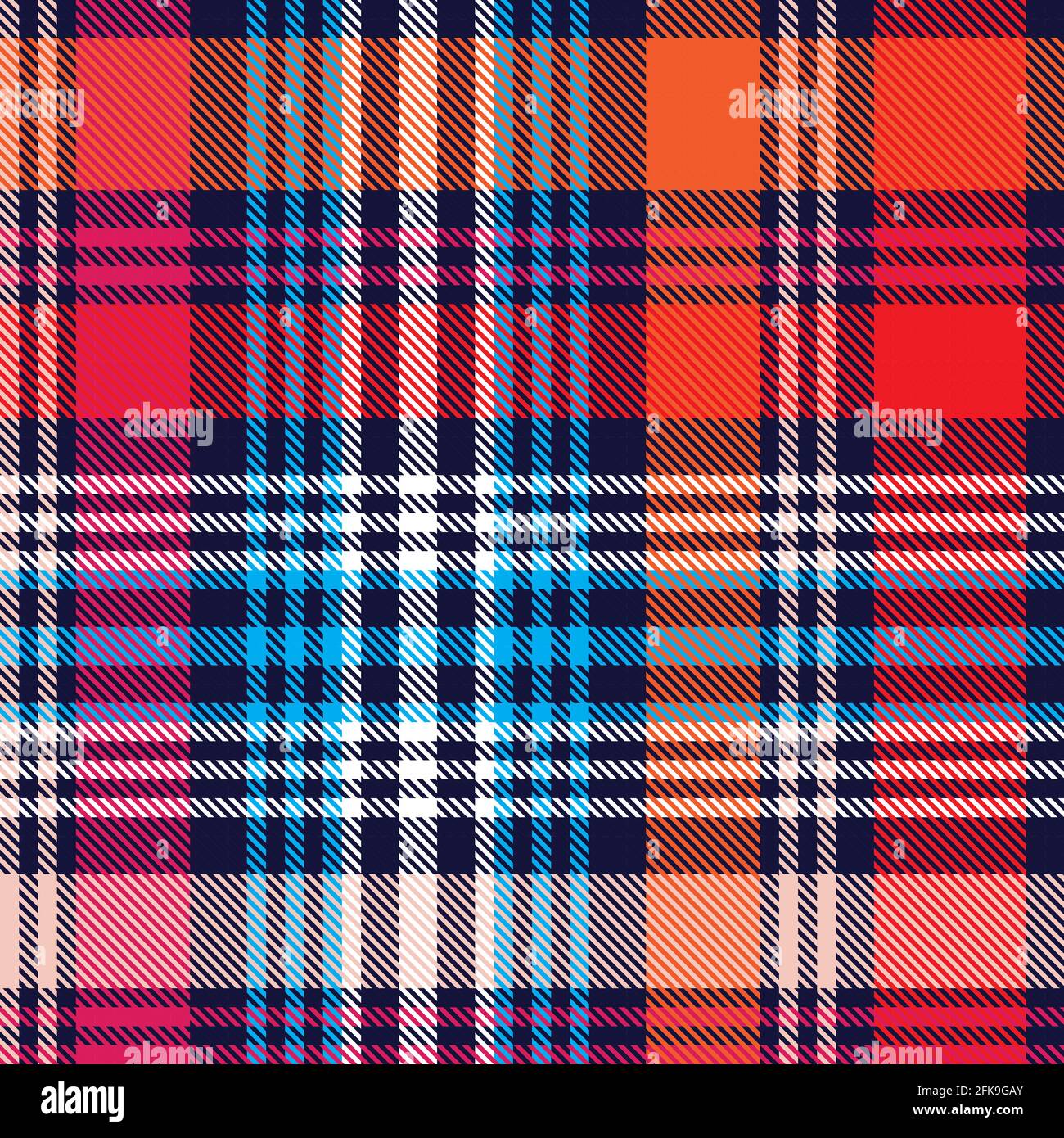 Colourful Plaid textured seamless pattern for fashion textiles and ...