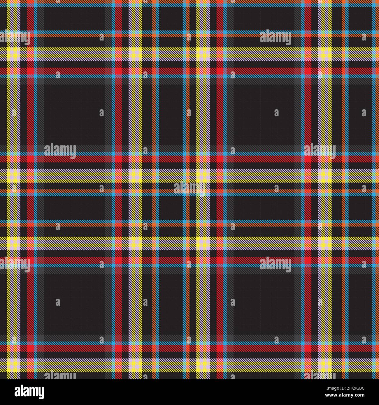 Colourful Plaid textured seamless pattern for fashion textiles and ...
