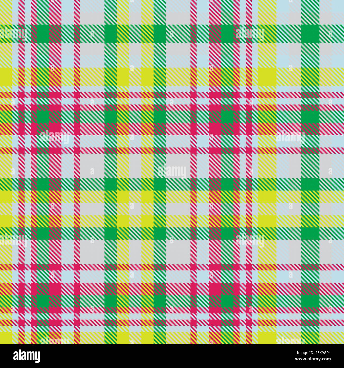 Colourful Plaid textured seamless pattern for fashion textiles and ...