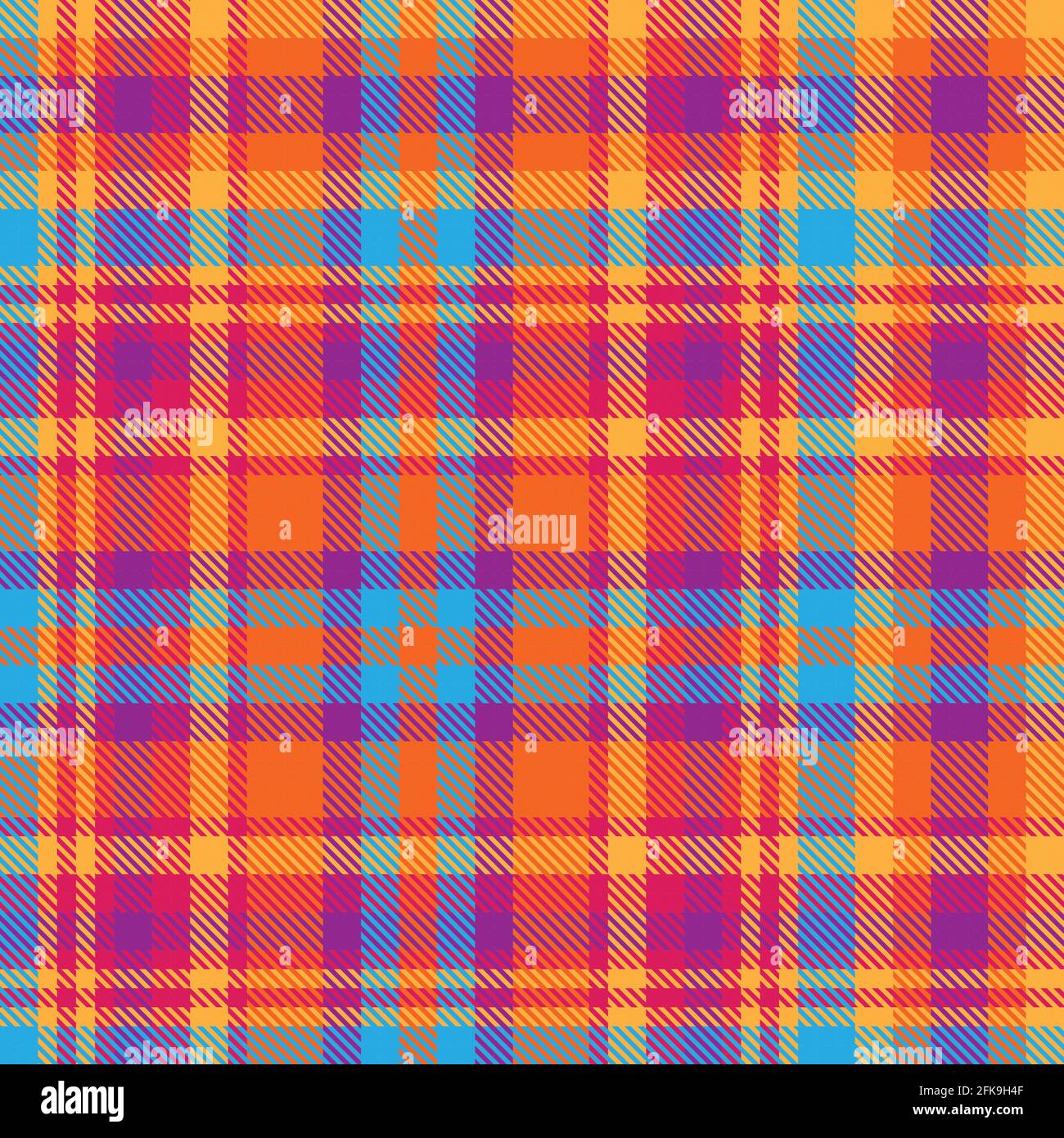 Colourful Plaid textured seamless pattern for fashion textiles and ...