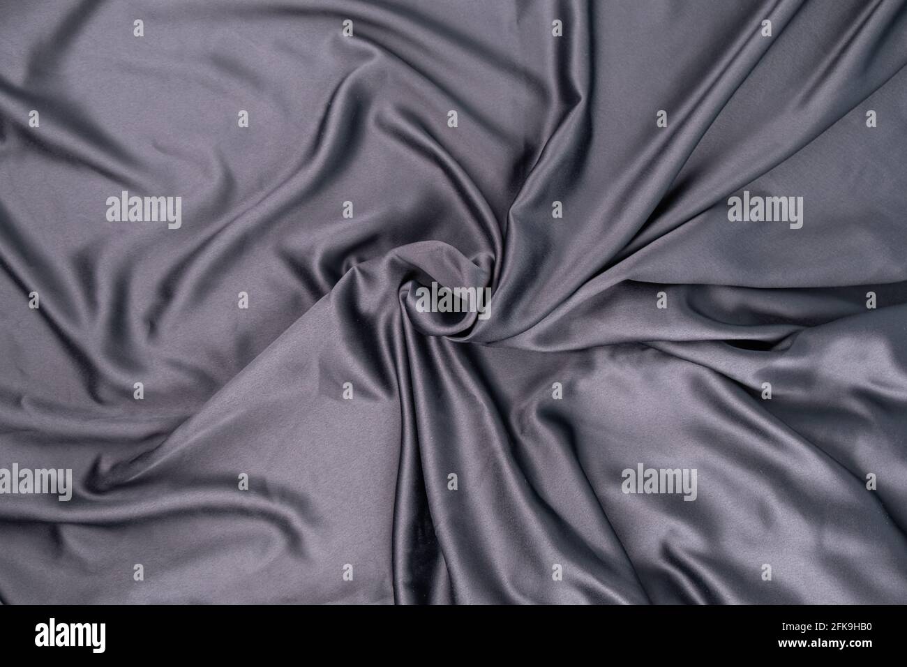 wavy rippled gray blue purple silk satin fabric background Stock Photo ...