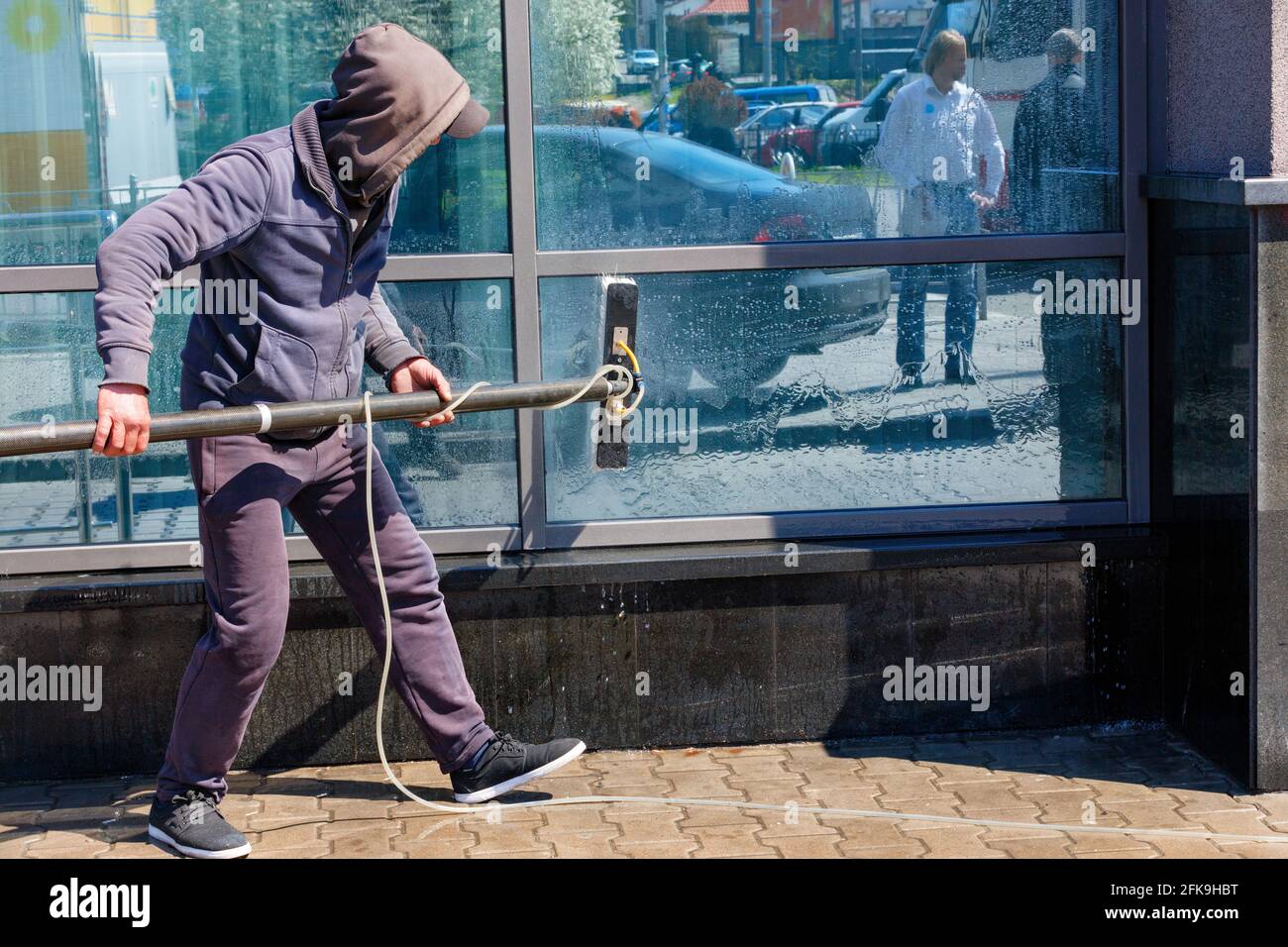 Soapy water on window hi-res stock photography and images - Alamy