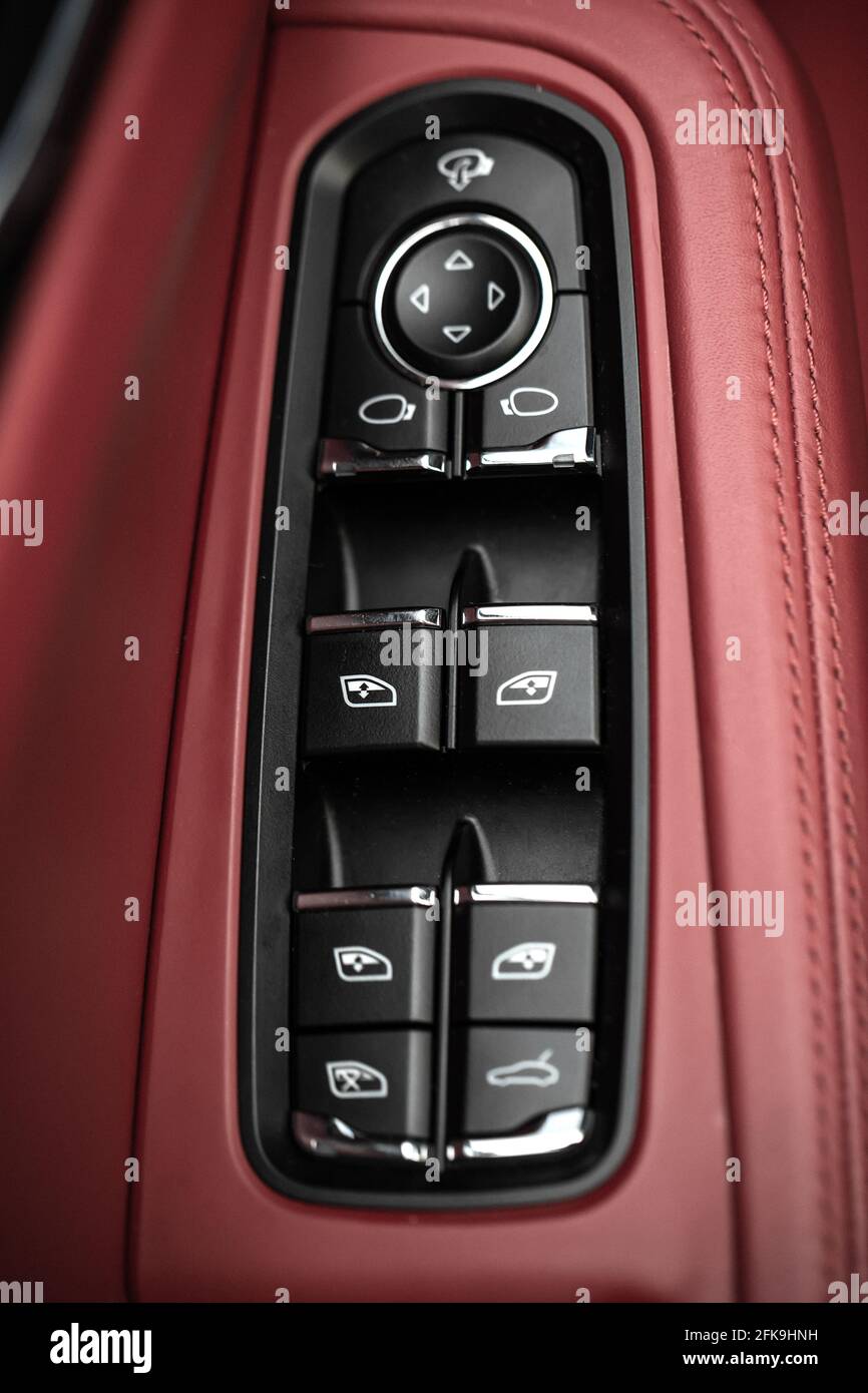 Car Driver'S And Passenger'S Front And Rear Windows control panel ...