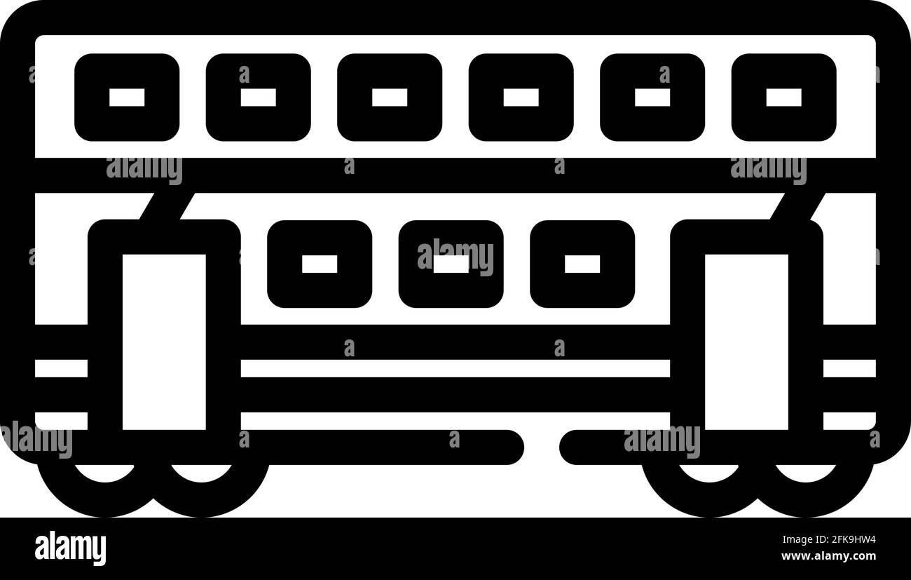 Double deck train wagon Cut Out Stock Images & Pictures - Alamy