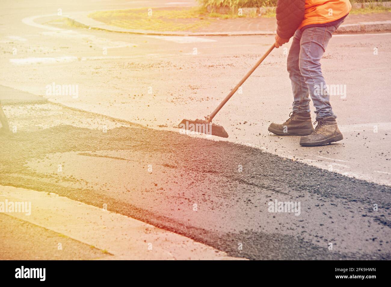 Road service foreman hi-res stock photography and images - Alamy