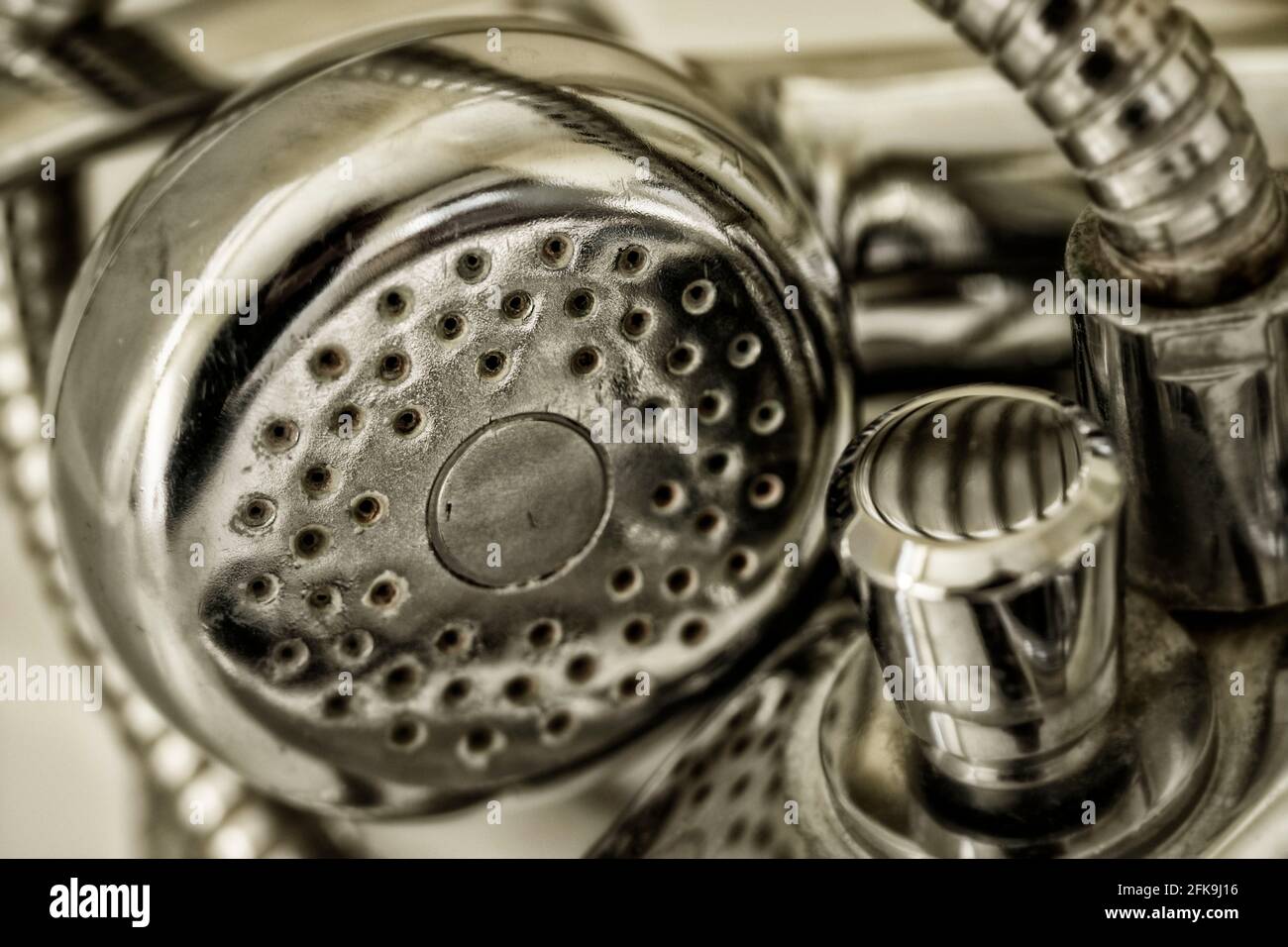 Semi-abstract/ abstract still-life of Bath MixerTap Stock Photo - Alamy