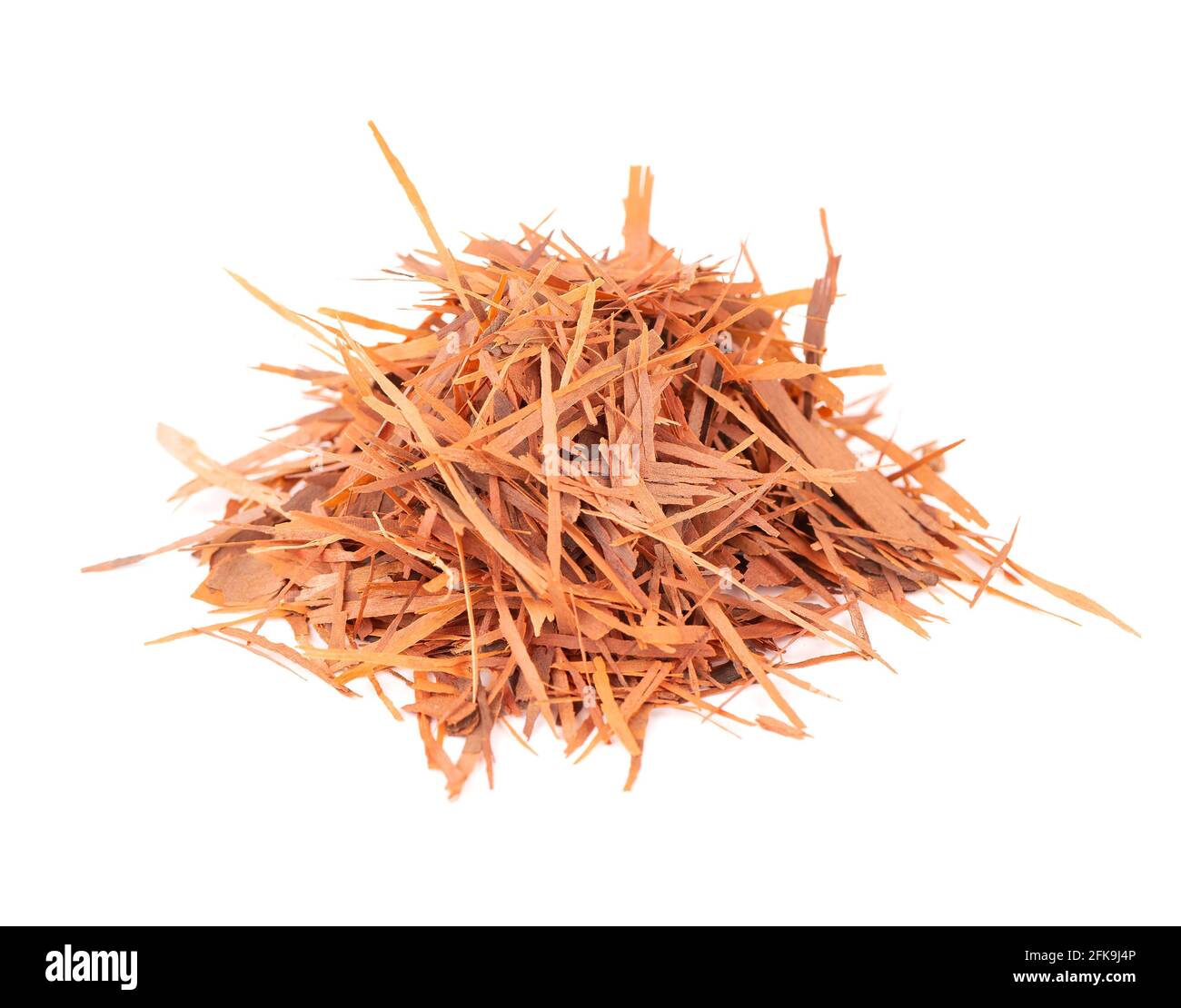 Lapacho herbal tea, isolated on white background. Natural Taheeboo dry ...