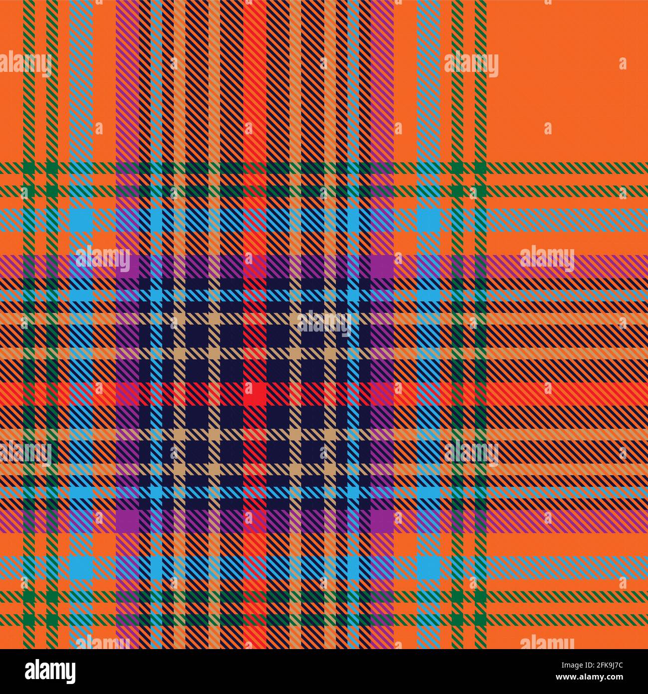 Colourful Plaid textured seamless pattern for fashion textiles and ...