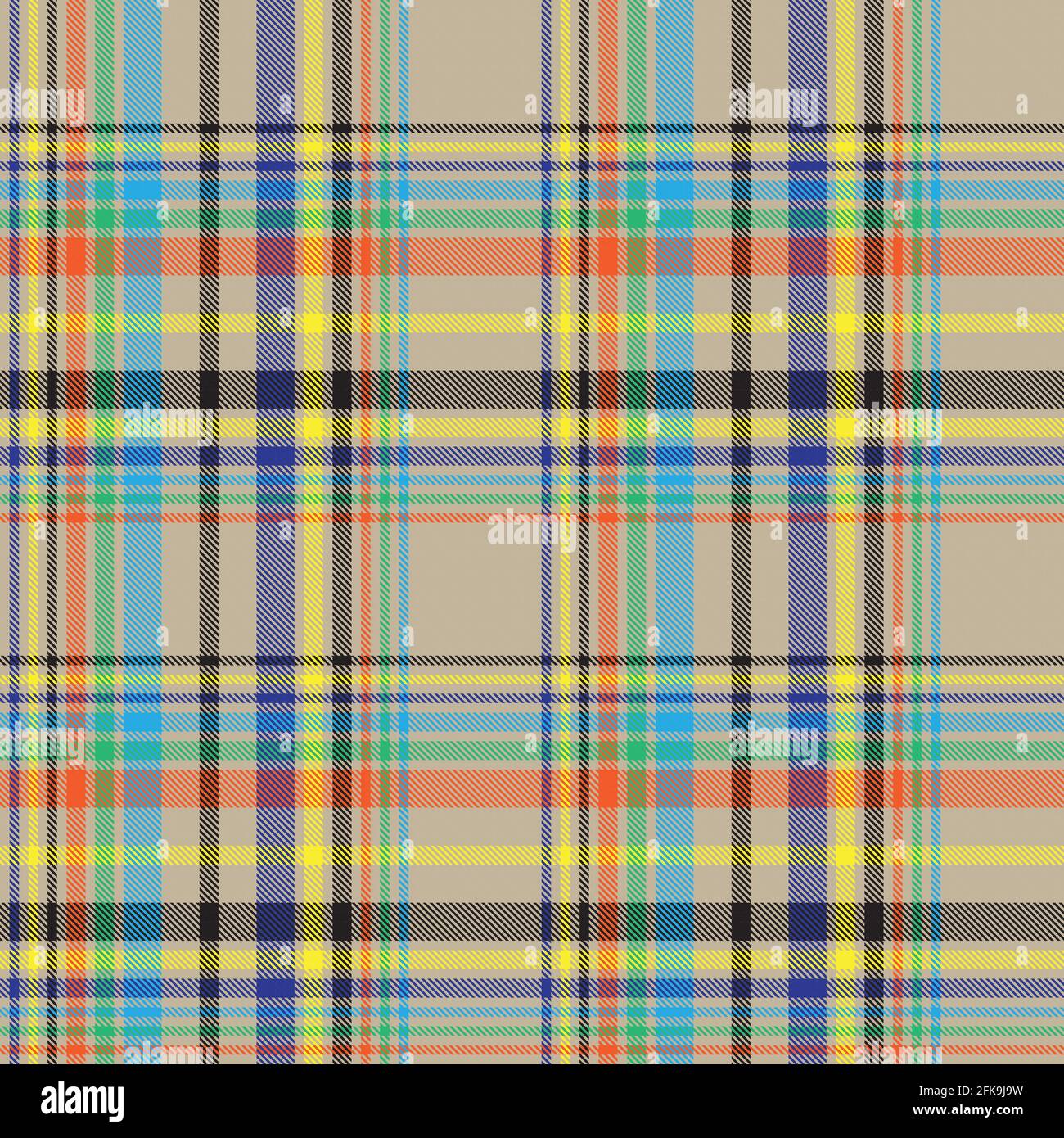 Colourful Plaid textured seamless pattern for fashion textiles and ...
