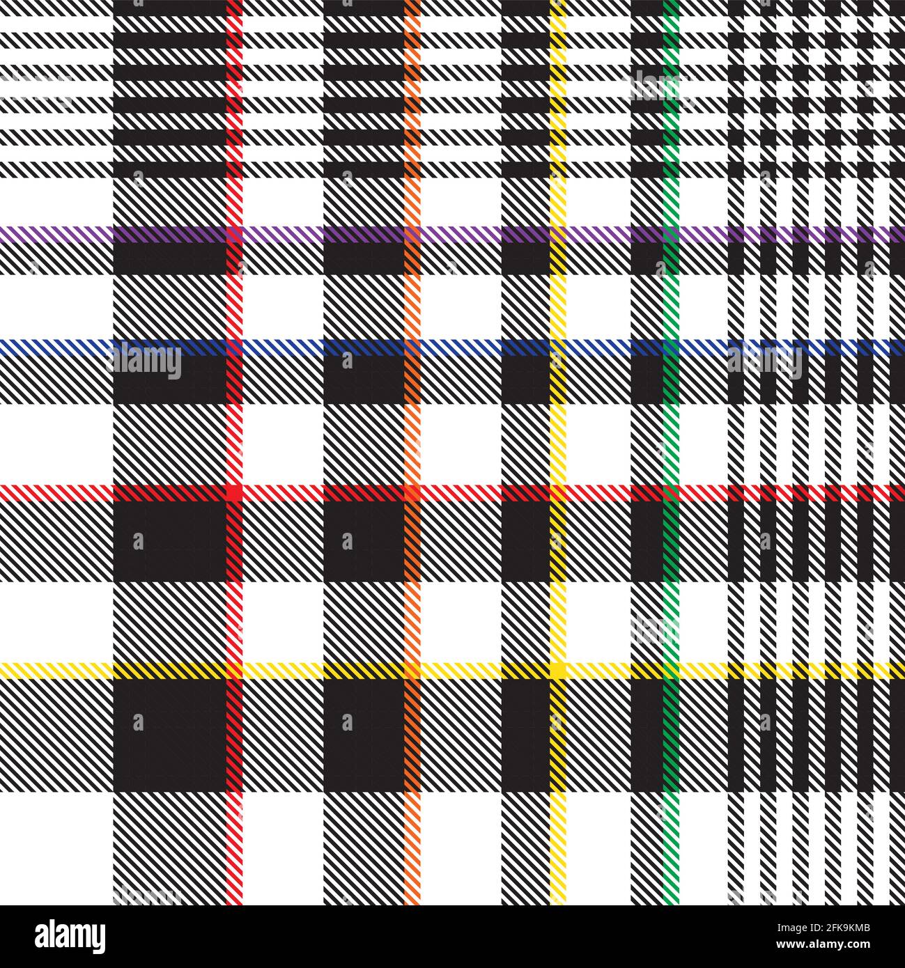 Colourful Plaid textured seamless pattern for fashion textiles and ...