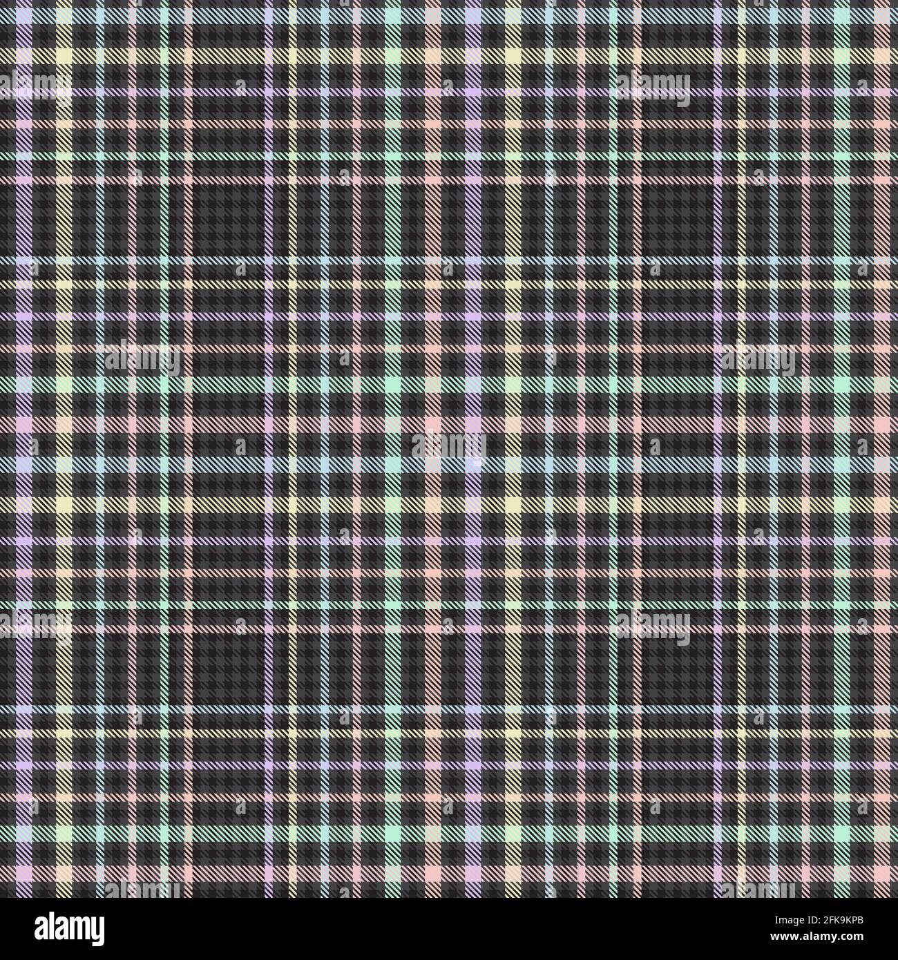 Colourful Plaid textured seamless pattern for fashion textiles and ...
