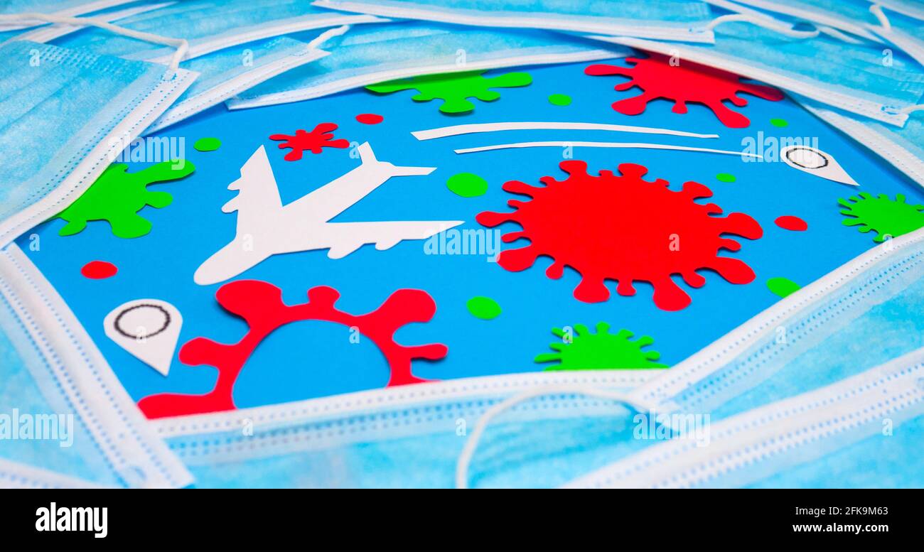 Coronavirus and travel risk of virus or bacteria infection in airplanes ...