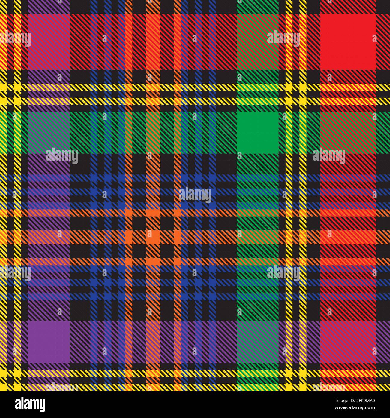 Colourful Plaid textured seamless pattern for fashion textiles and ...