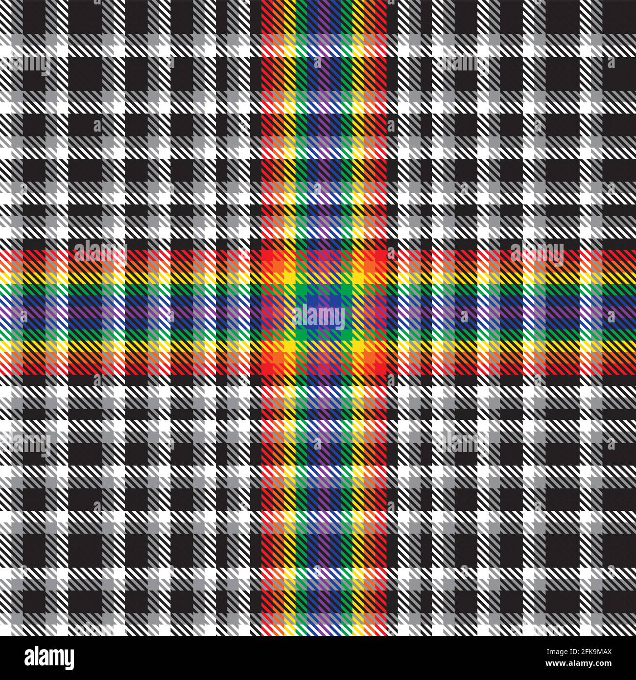 Colourful Plaid textured seamless pattern for fashion textiles and ...