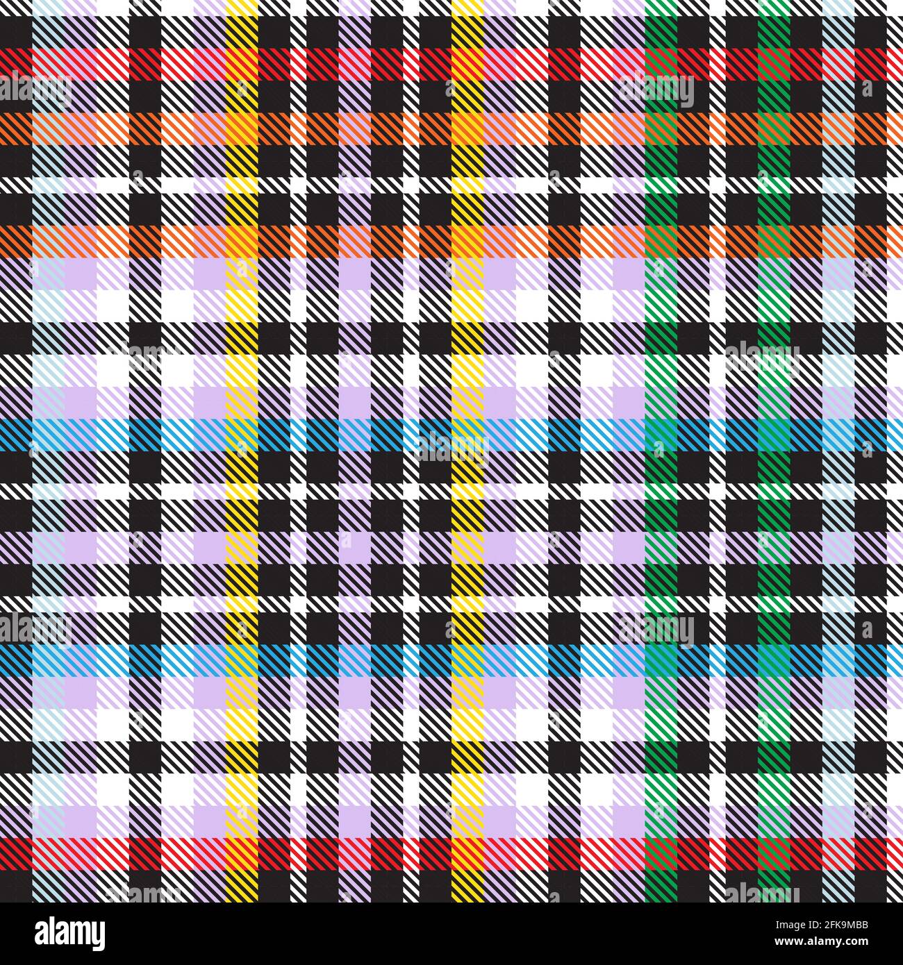 Colourful Plaid textured seamless pattern for fashion textiles and ...