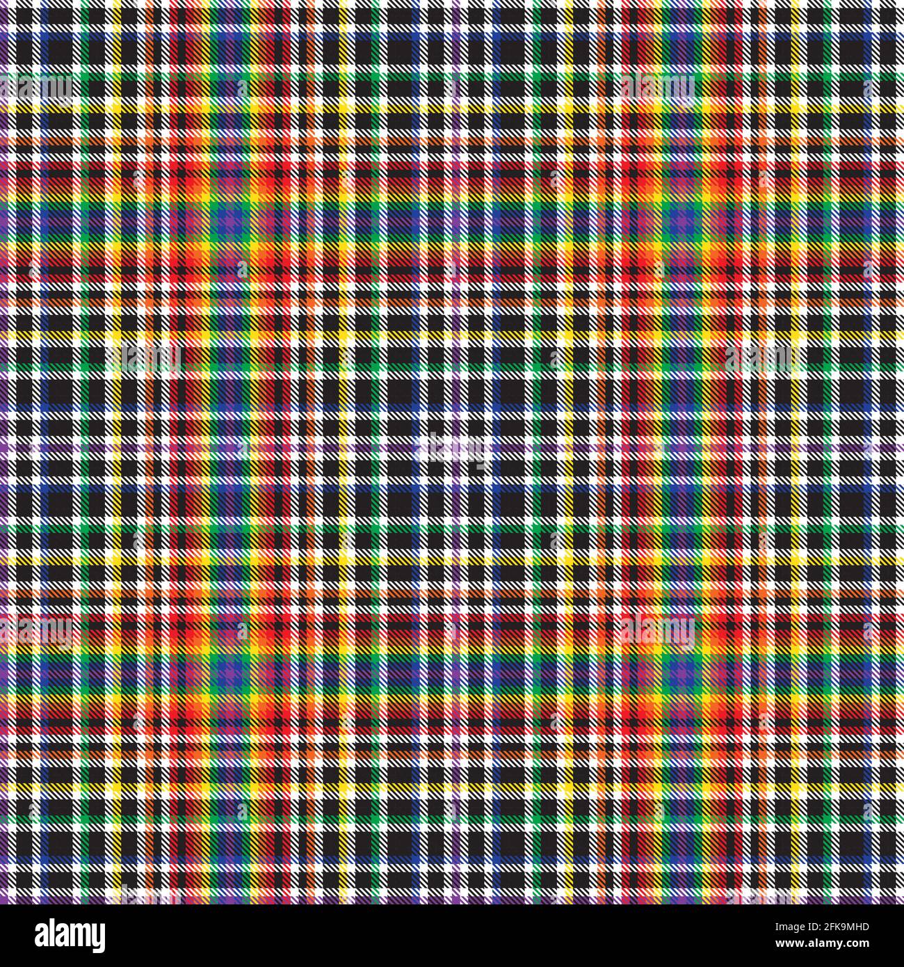 Colourful Plaid textured seamless pattern for fashion textiles and ...