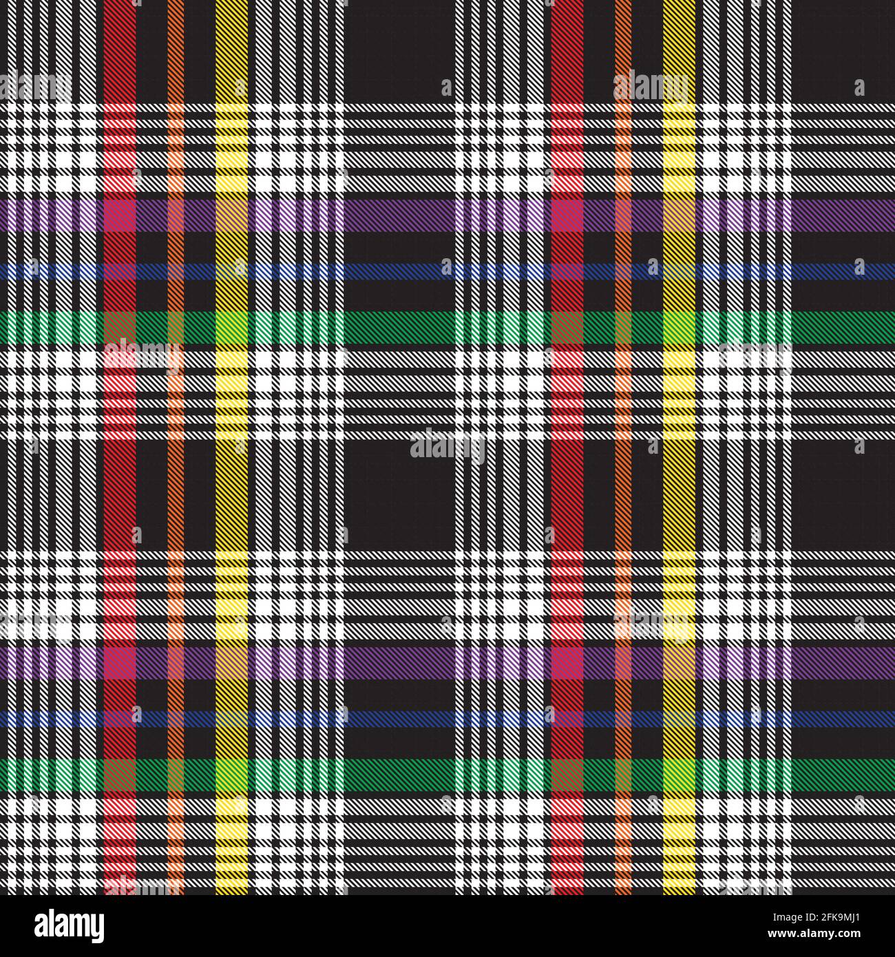 Colourful Plaid textured seamless pattern for fashion textiles and ...