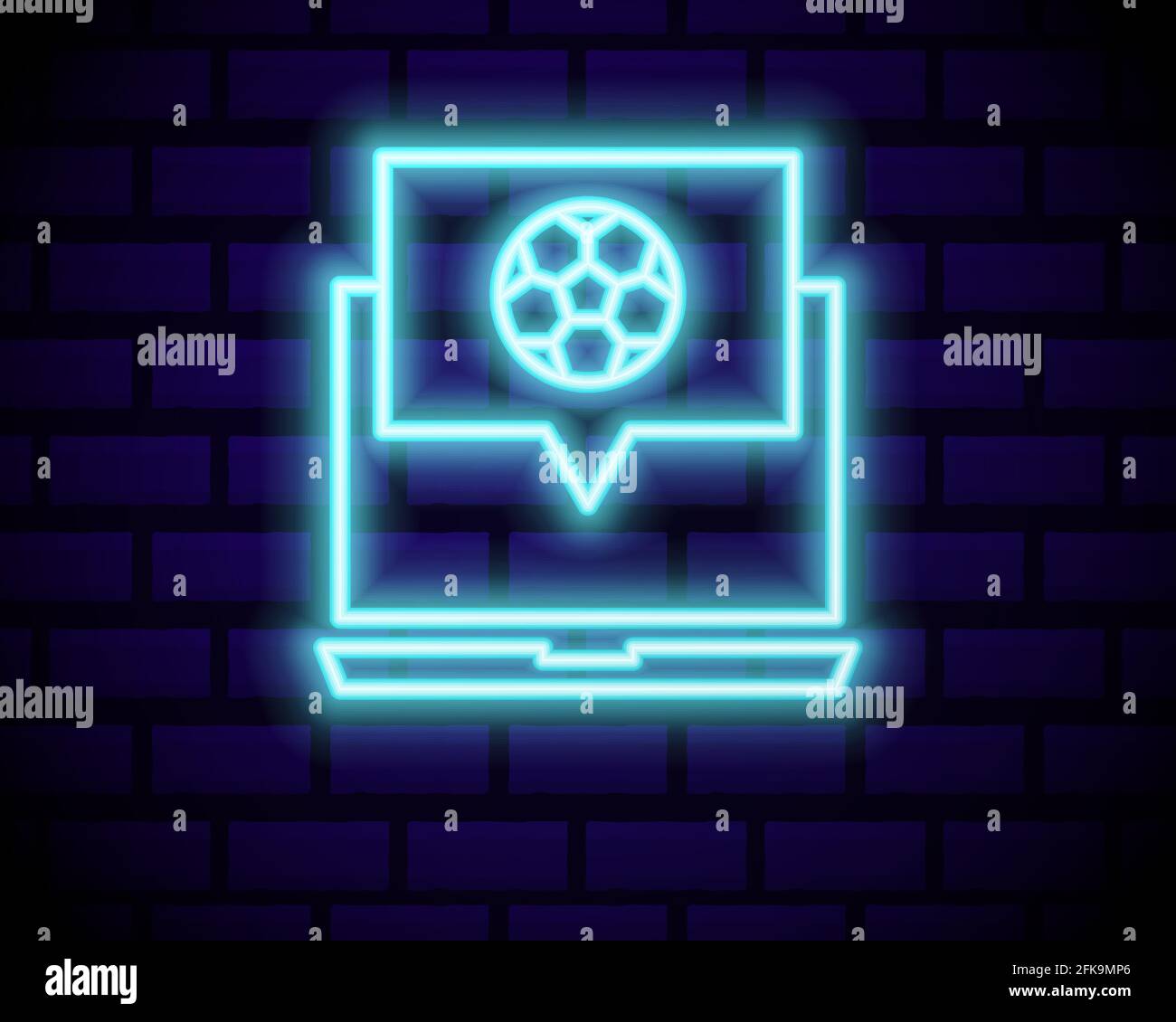 Live Soccer Neon Sign Vector. Live Football Logo neon, design template ...