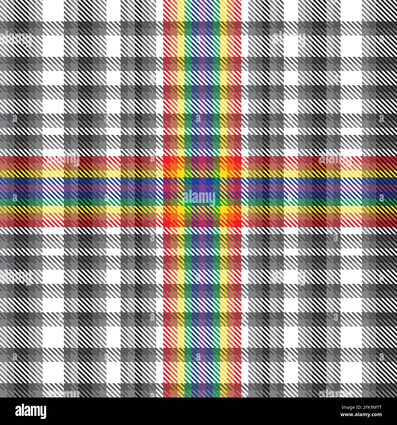 Colourful Plaid textured seamless pattern for fashion textiles and ...