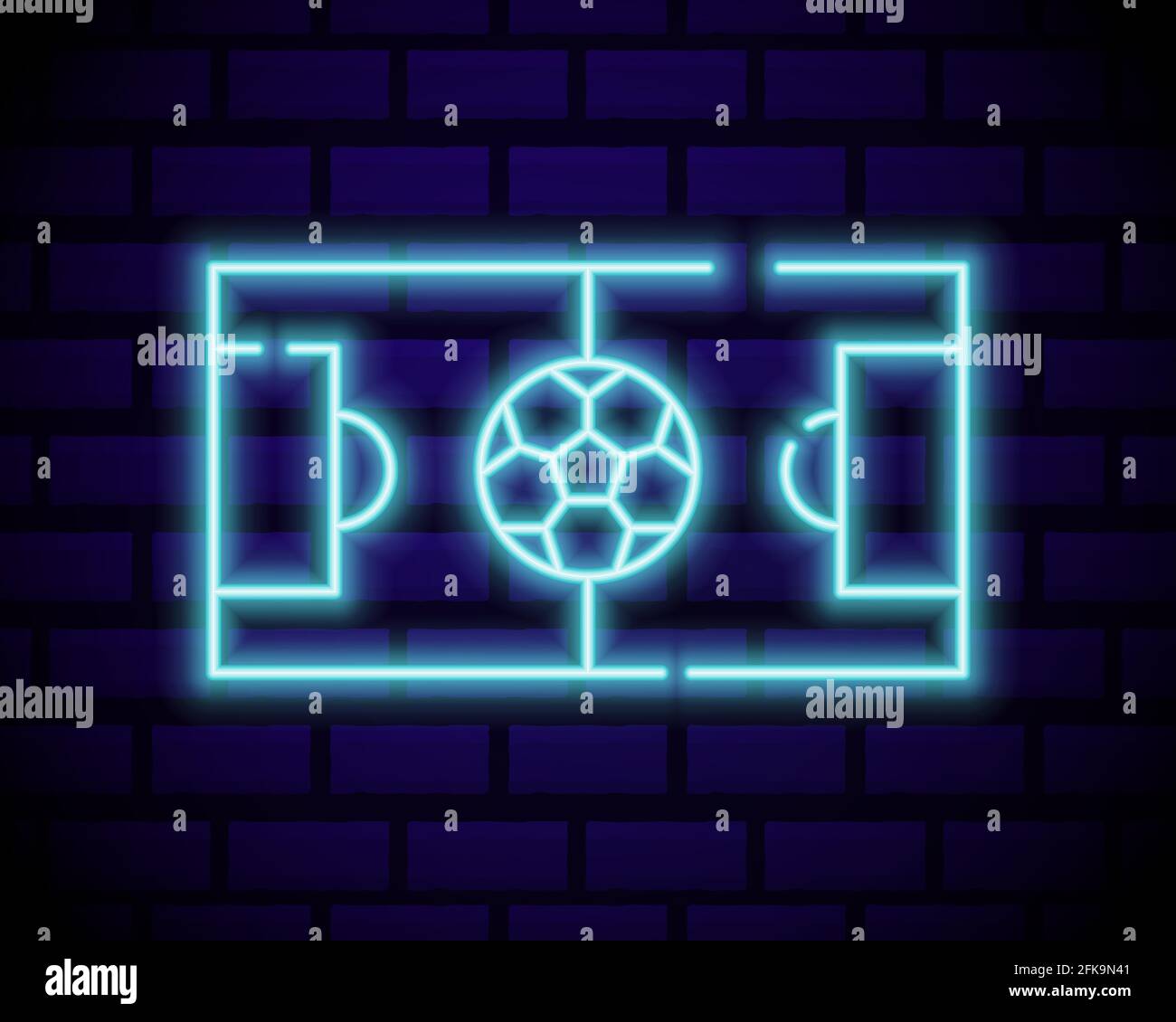 Live Soccer Neon Sign Vector. Live Football Logo neon, design template ...