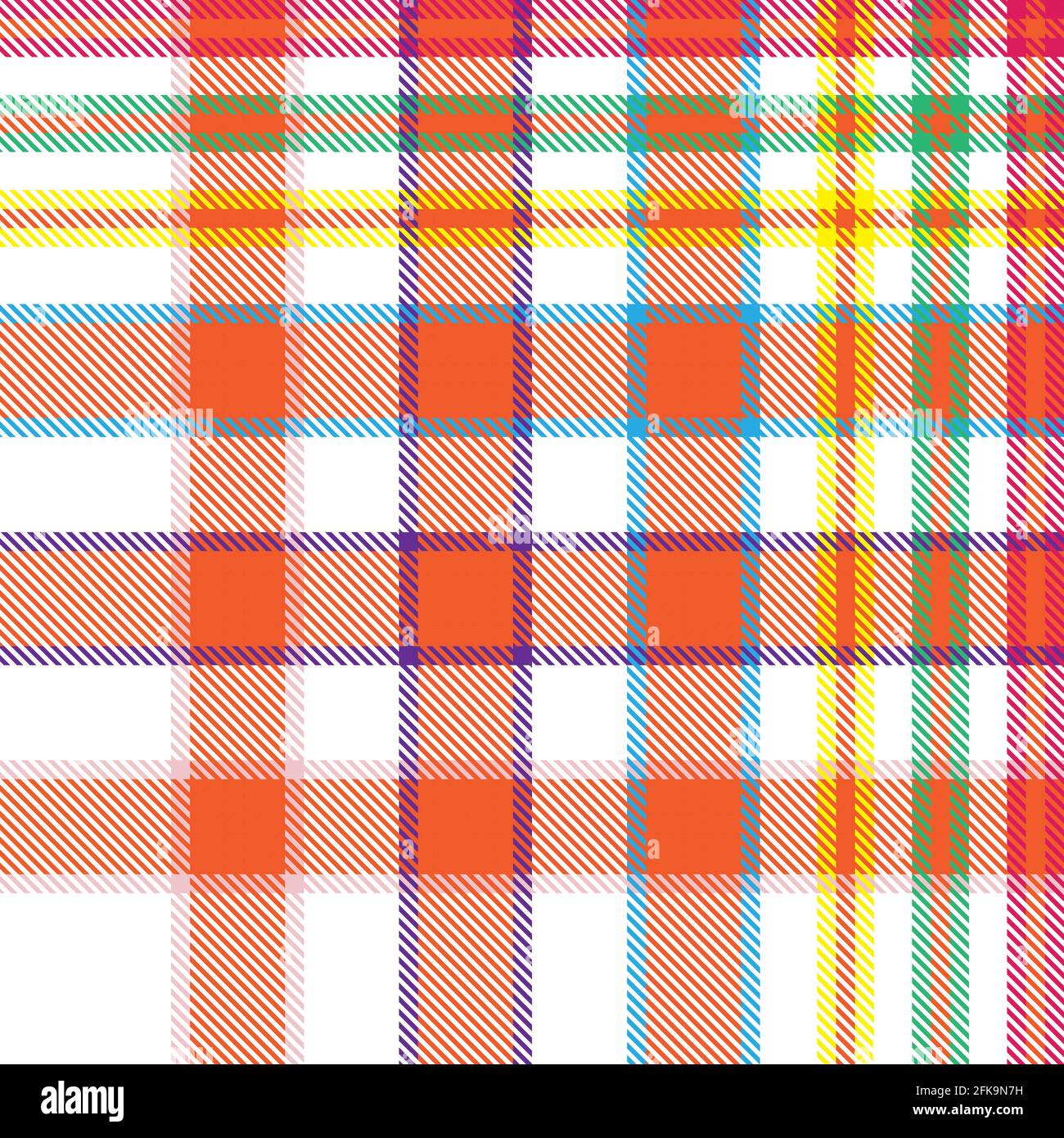 Colourful Plaid textured seamless pattern for fashion textiles and ...