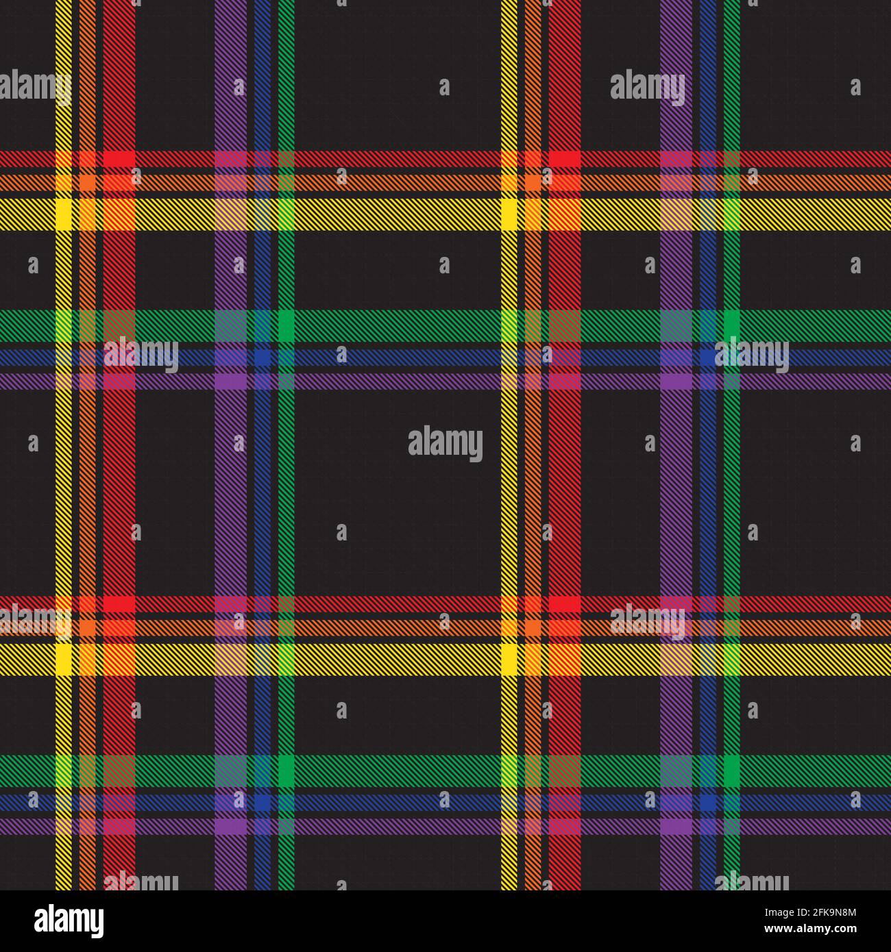 Colourful Plaid textured seamless pattern for fashion textiles and ...