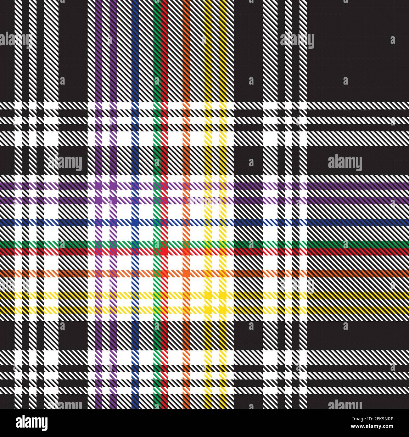 Colourful Plaid textured seamless pattern for fashion textiles and ...