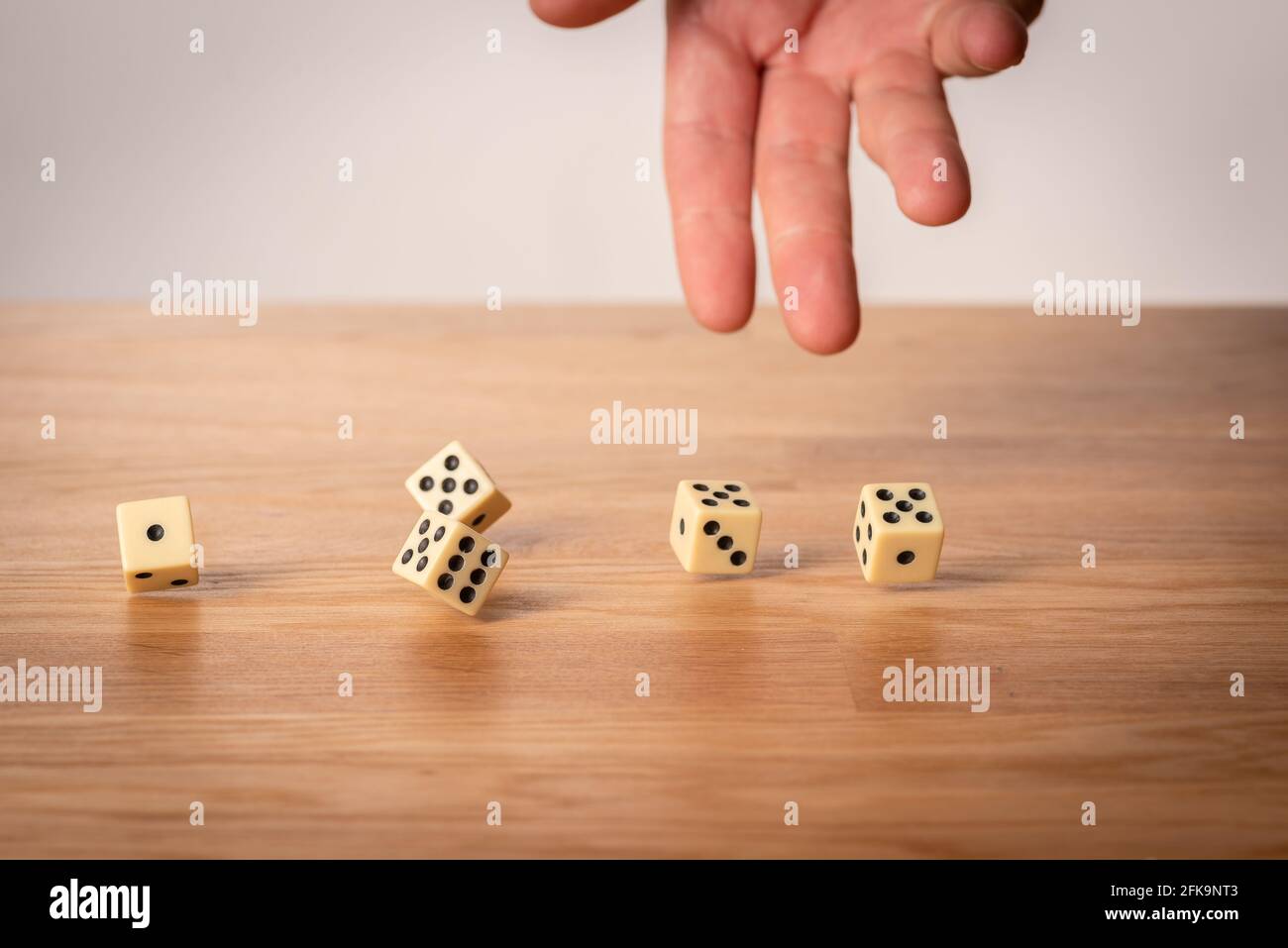 Throwing dice craps table hi-res stock photography and images - Alamy