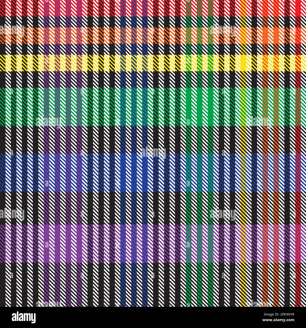 Colourful Plaid textured seamless pattern for fashion textiles and ...