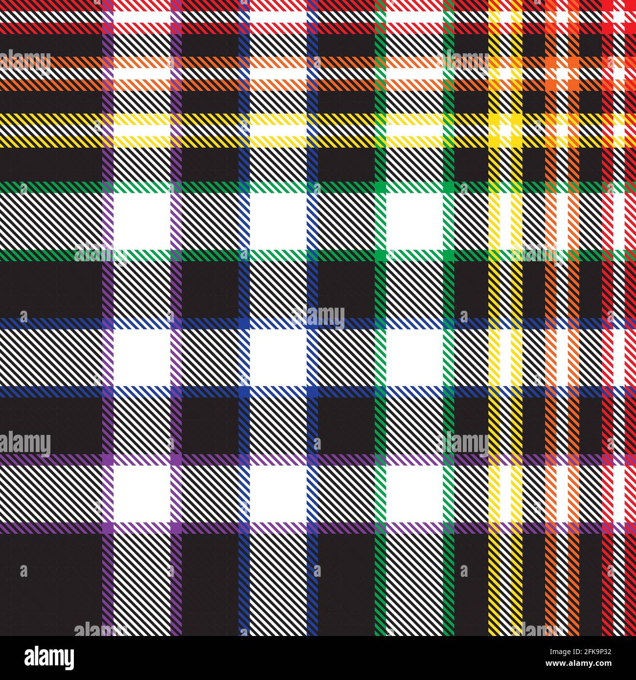 Colourful Plaid textured seamless pattern for fashion textiles and ...