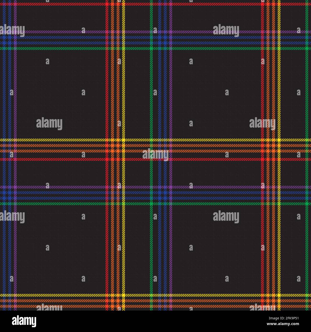 Colourful Plaid textured seamless pattern for fashion textiles and ...