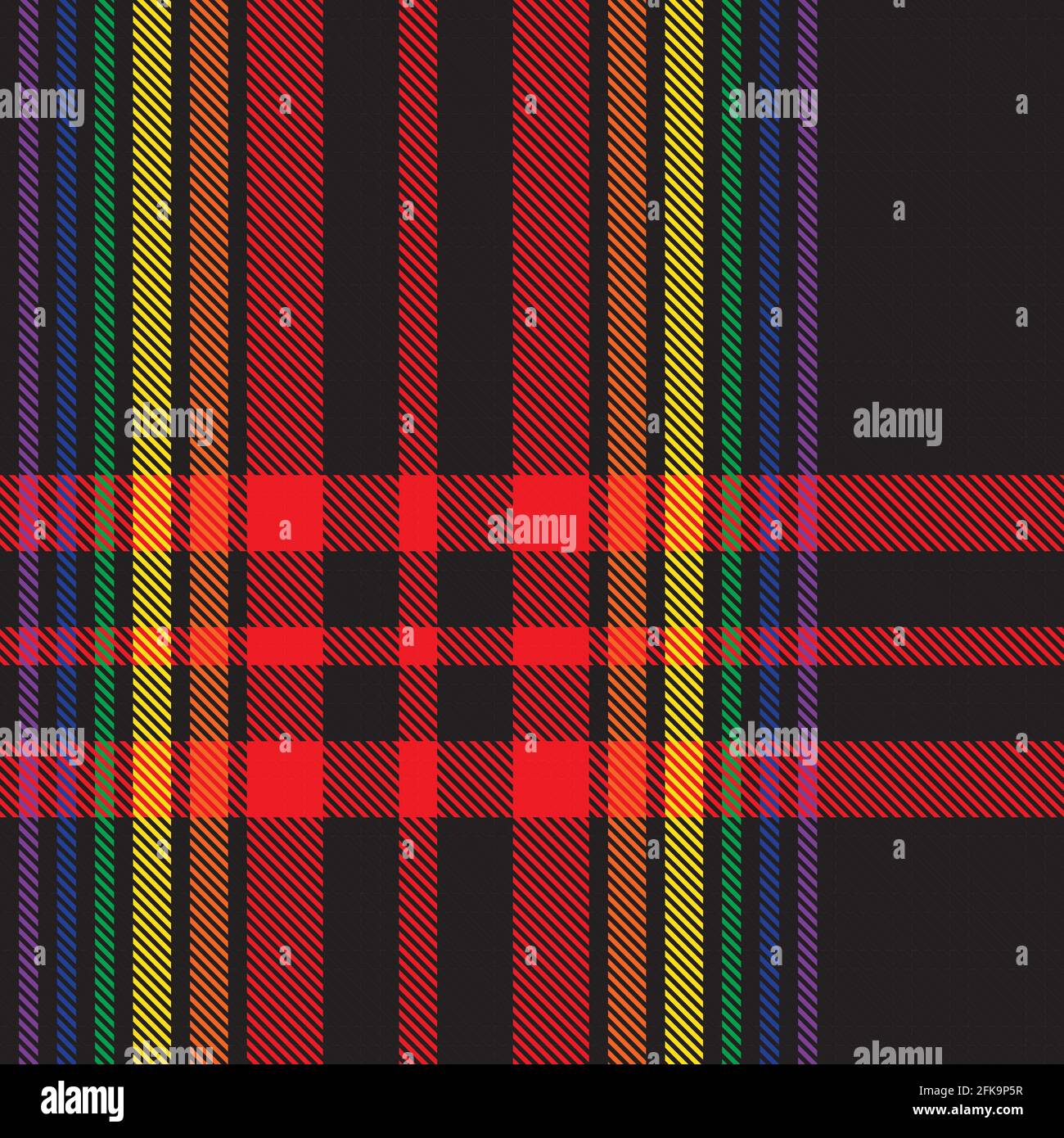 Colourful Plaid textured seamless pattern for fashion textiles and ...