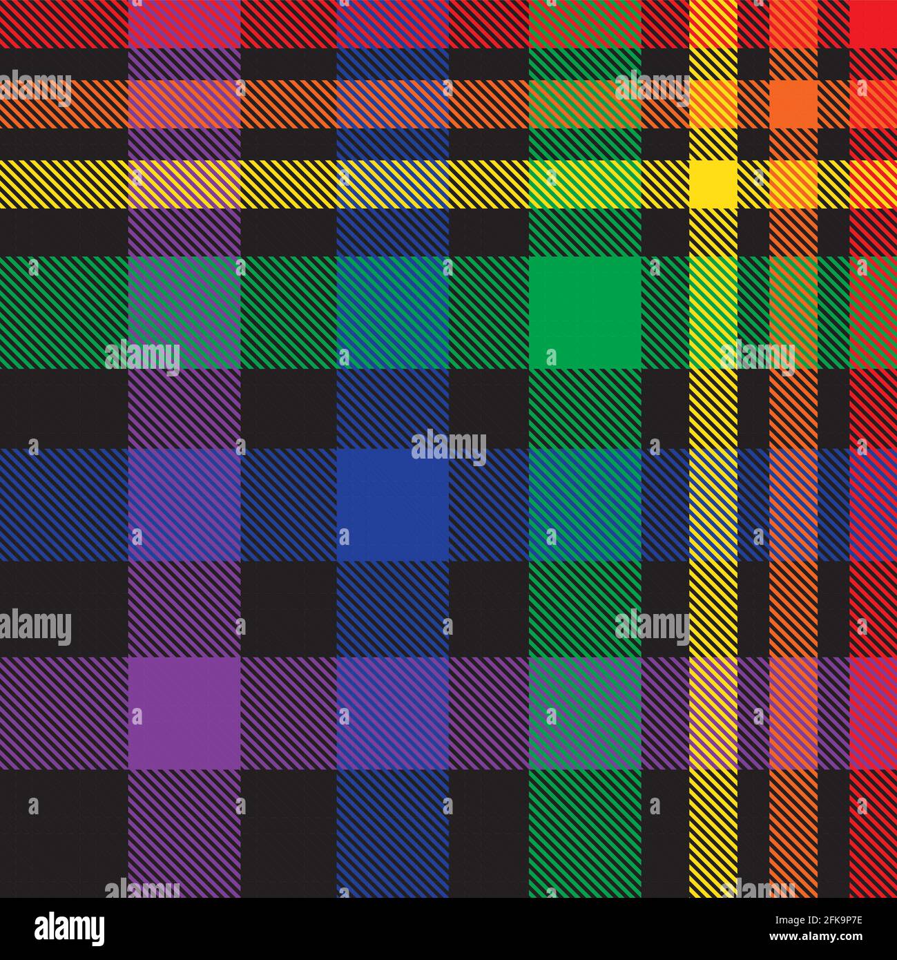 Colourful Plaid textured seamless pattern for fashion textiles and ...
