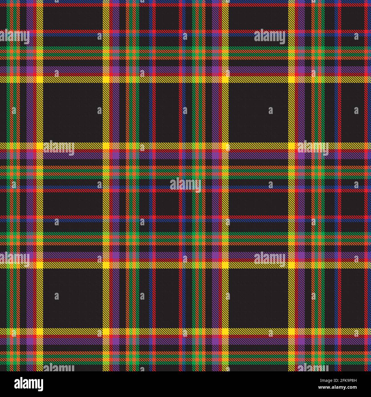 Colourful Plaid textured seamless pattern for fashion textiles and ...