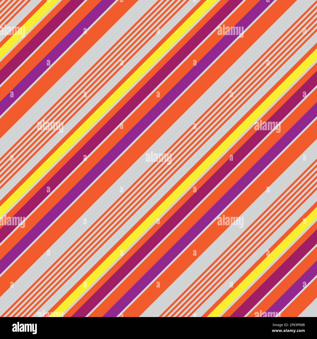 Colourful diagonal striped seamless pattern background suitable for ...
