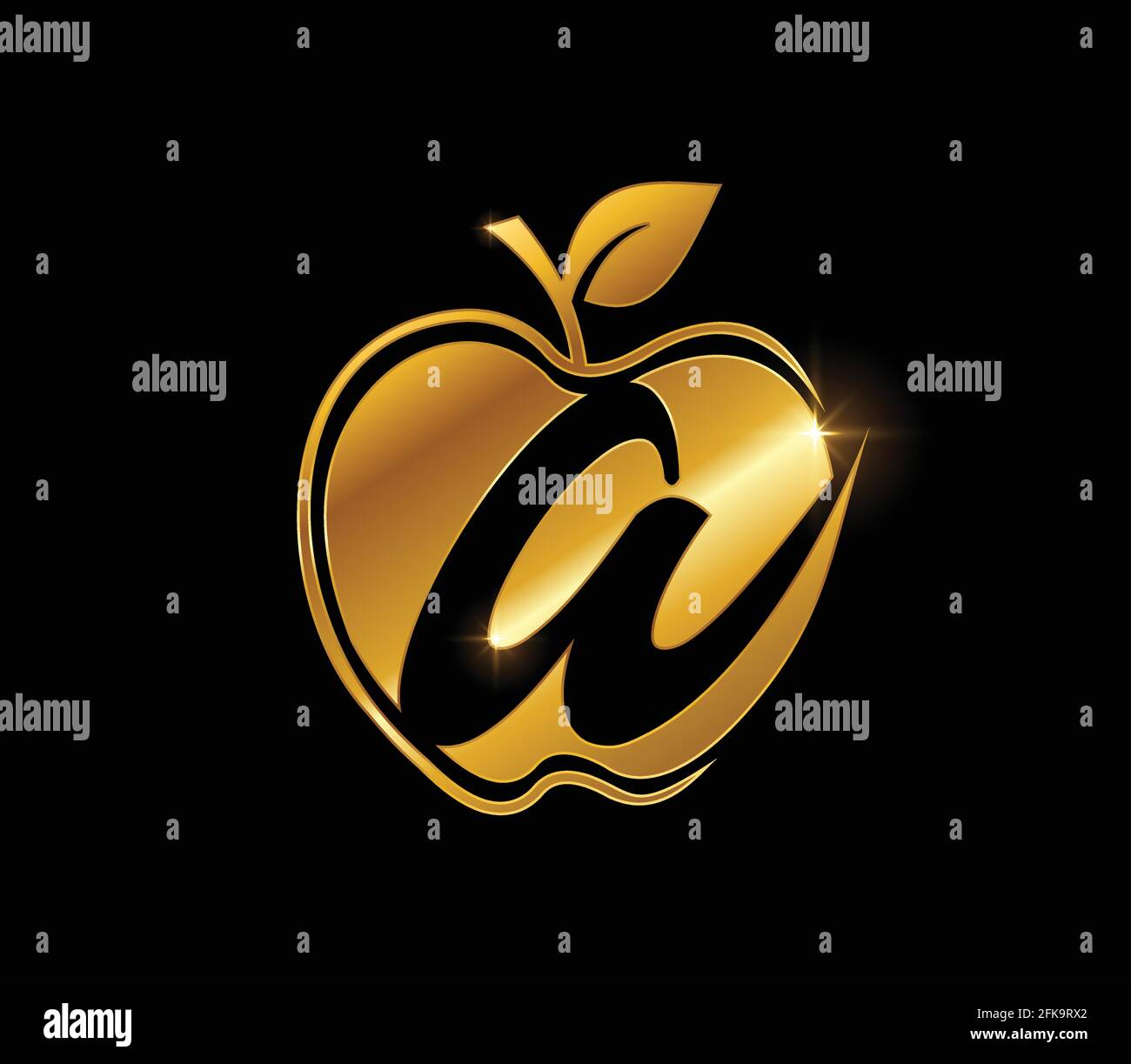 Monogram apple hi-res stock photography and images - Alamy